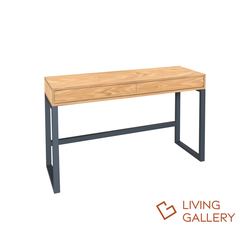 Living Gallery Thompson 2-Drawer Writing Desk | L121xW40xH76.5cm ...