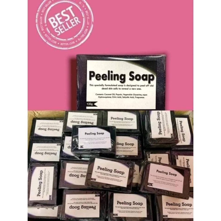 Premium Peeling Soap 135g Marble 100% Authentic(Bundle 10 Remolded ...