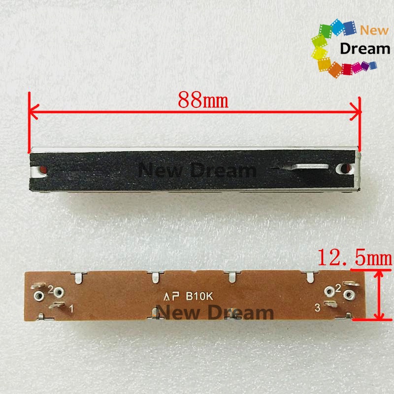 4pcs 4pin SL60V mono B10K mixer pusher B103 four pin sliding ...