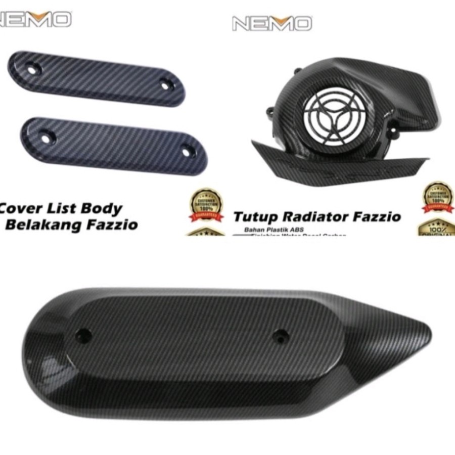 Yamaha Fazzio Carbon Nemo Cover Variations | Shopee Philippines