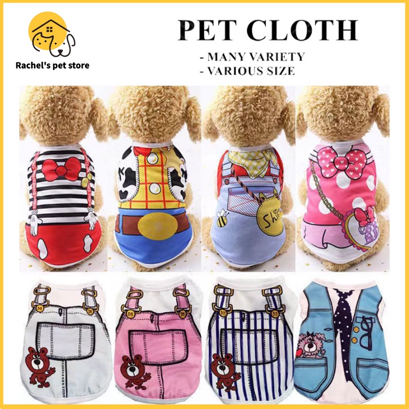 Dog Clothes cat clothes Pet Cotton vest breathable Cat Supplies Dog ...