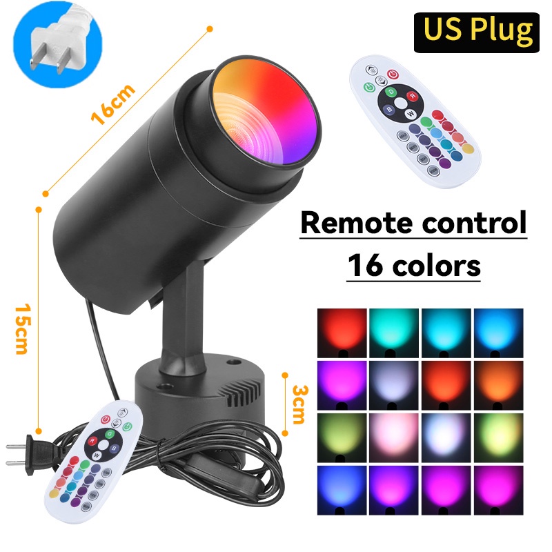 Whole Set RGB Track Light Spotlight Colorful Lamp Stage Lighting ...