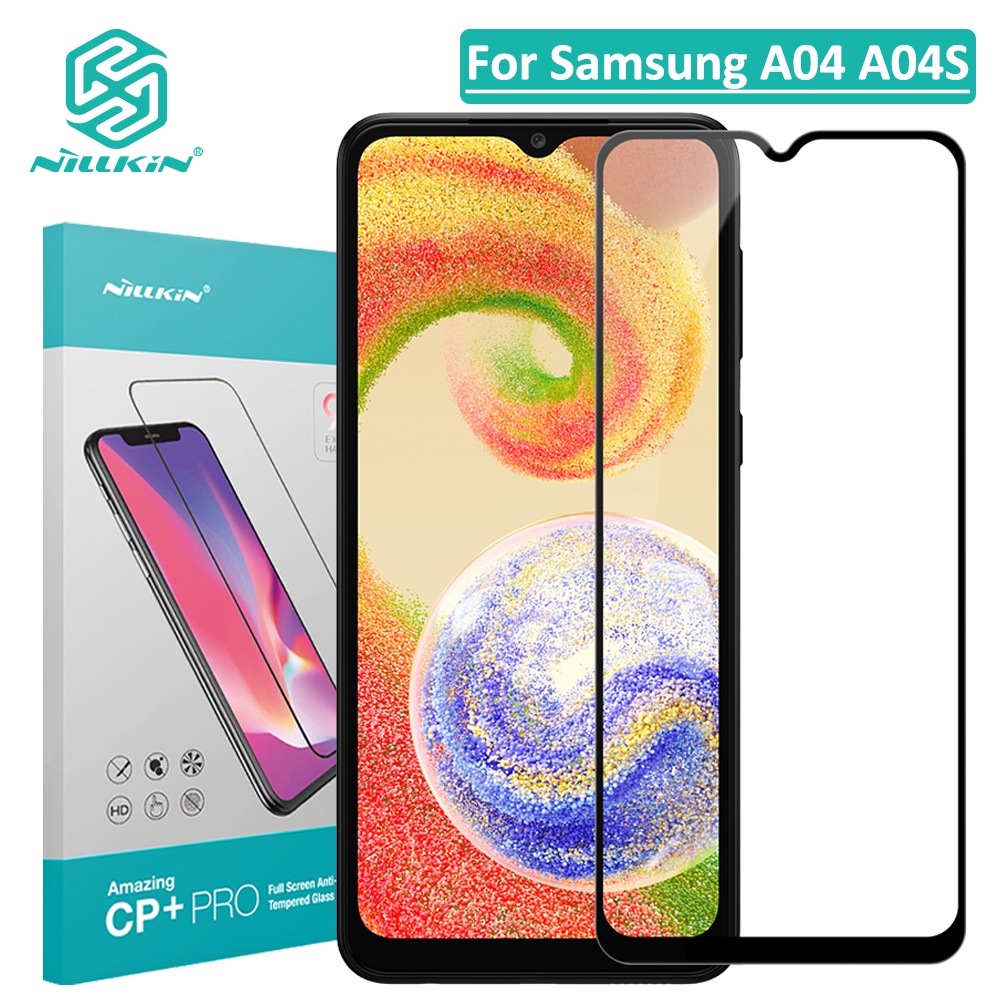 NILLKIN Full Screen Tempered Glass For Samsung Galaxy A04 / A04s / A04e / M04 Anti Scratch ...