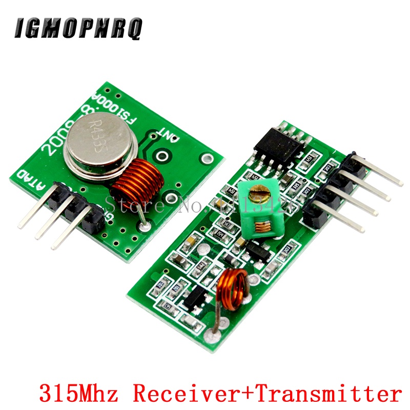 315Mhz / 433Mhz RF Wireless Transmitter Module and Receiver Kit 5V DC ...