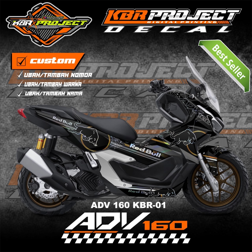 Sticker Decal ADV 160 Fullbody - Sticker Decal Honda ADV 160 Variation ...