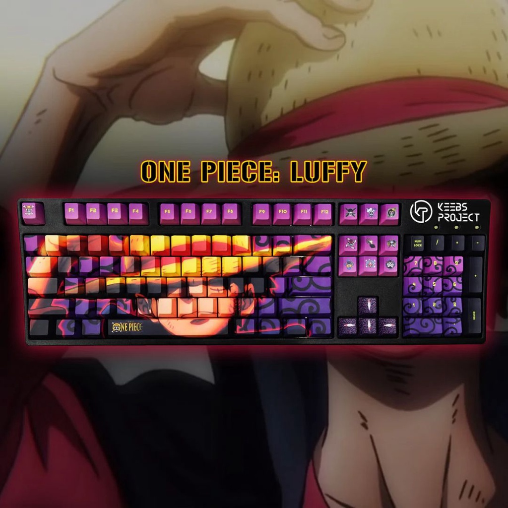 One Piece Luffy Keycaps PBT Cherry Profile Collection | Shopee Philippines