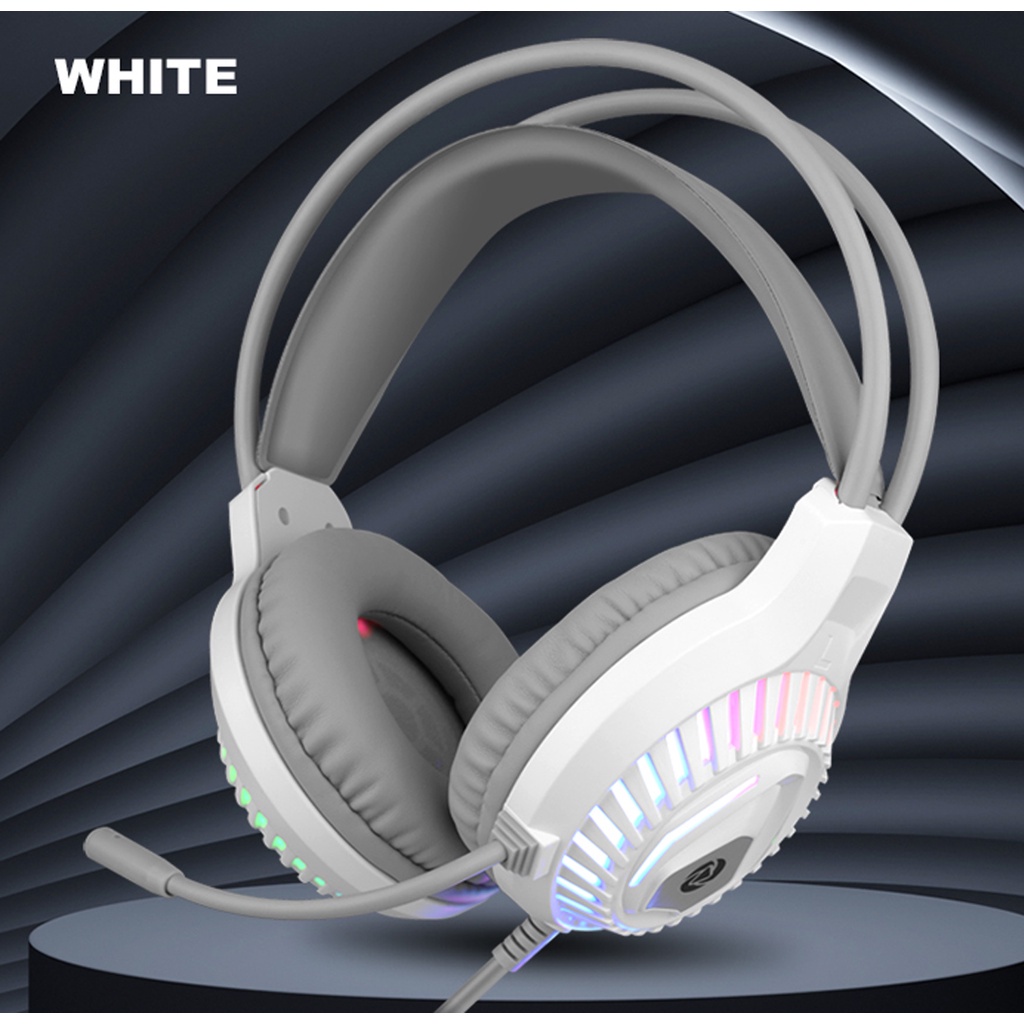 INPLAY H20 Gaming Headset RGB Light Noise Cancellation Wired Headphone With Mic For PC /Laptop ...