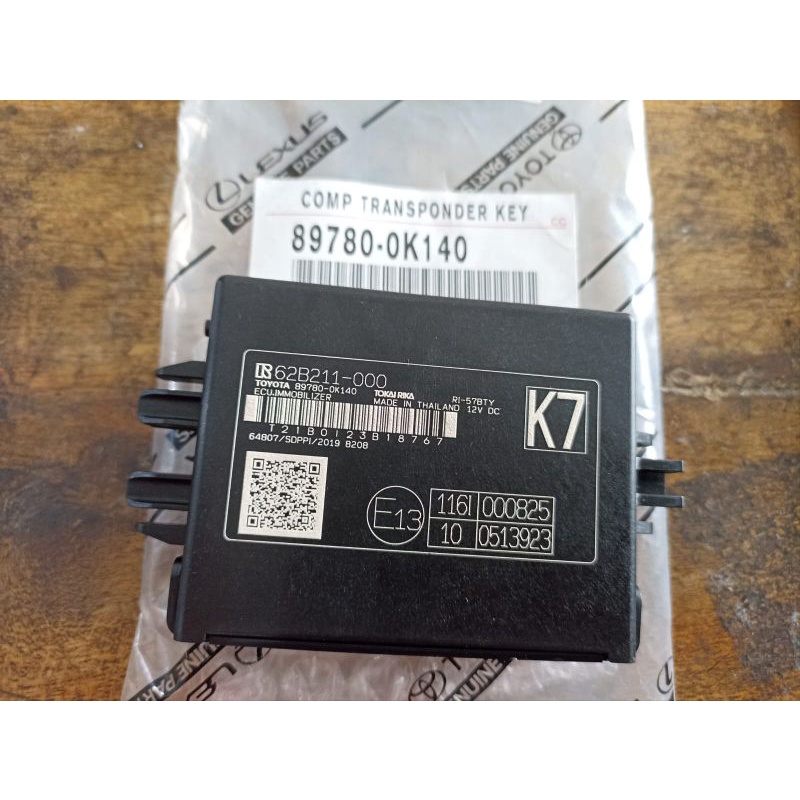Toyota HILUX INNOVA FORTUNER 2018+. IMOBILIZER BOX ECU Module | Shopee ...