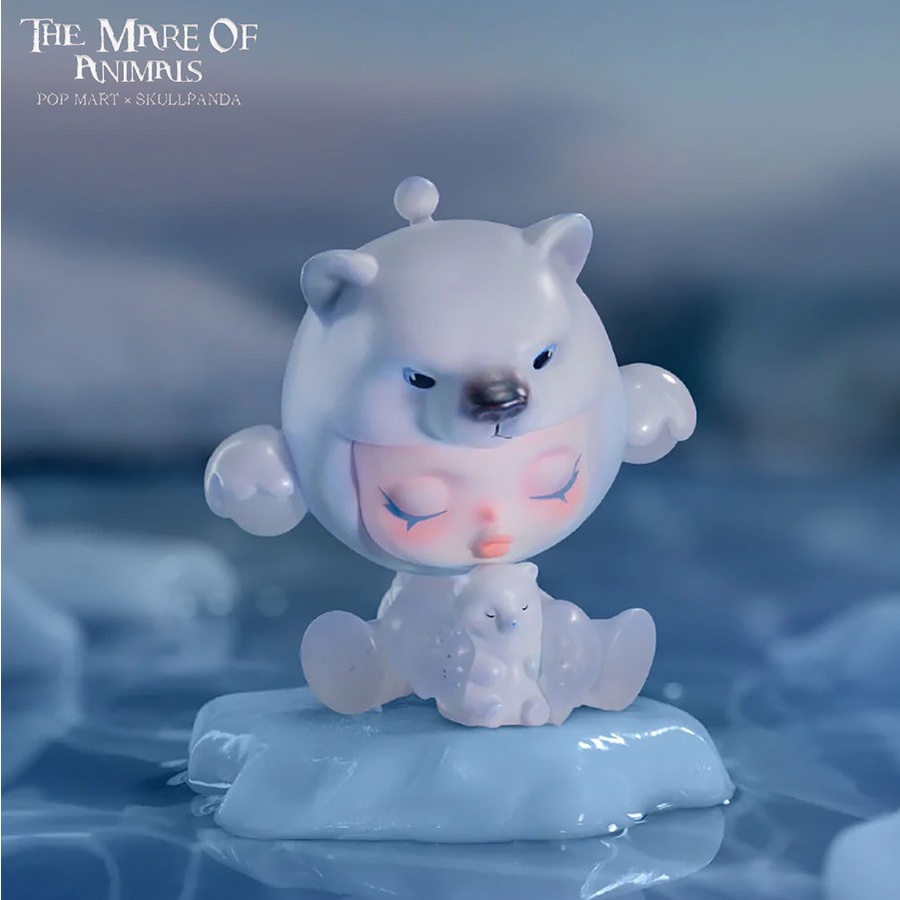 Popmart Skullpanda THE Mare of Animals - THE POLAR BEAR - Pop Mart ...