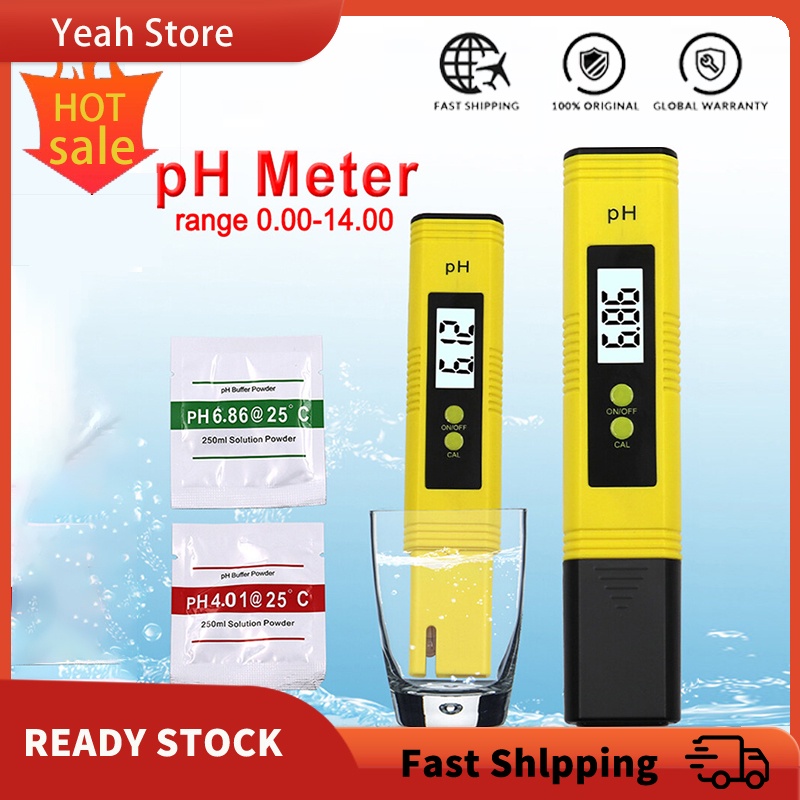 Portable PH Meter + Digital LCD Water Purity TDS EC Meter Temperature ...