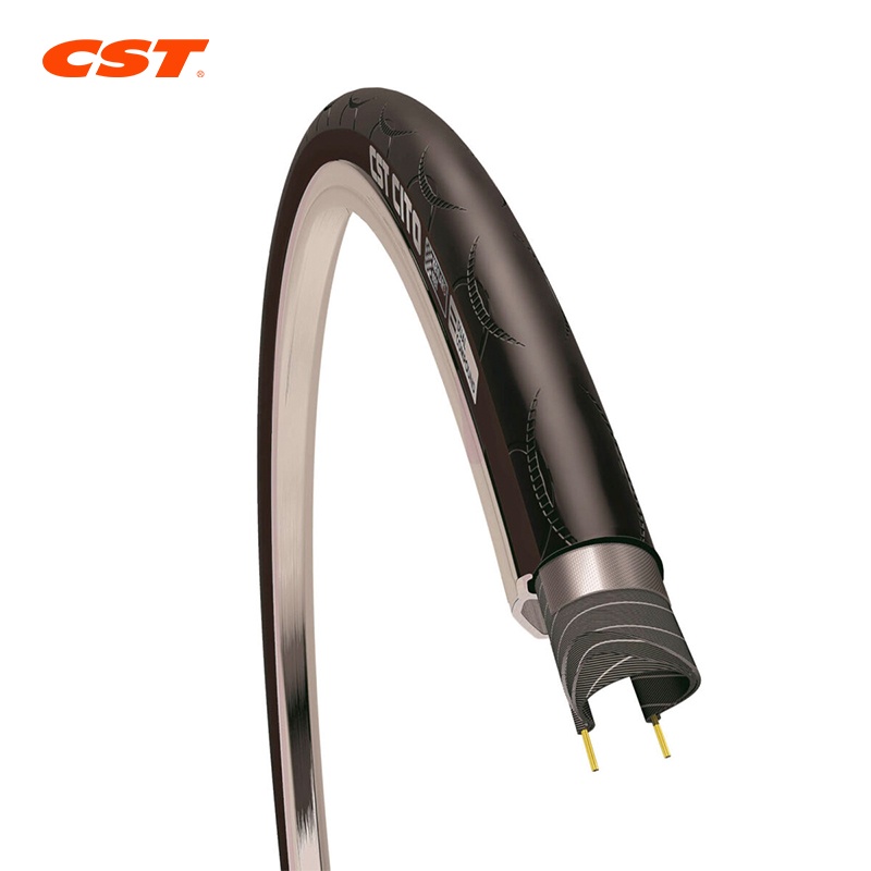 CST CITO Road Bike Tyre 700C Foldable C1922 Super Light 25C Anti Puncture Layer | Shopee Philippines