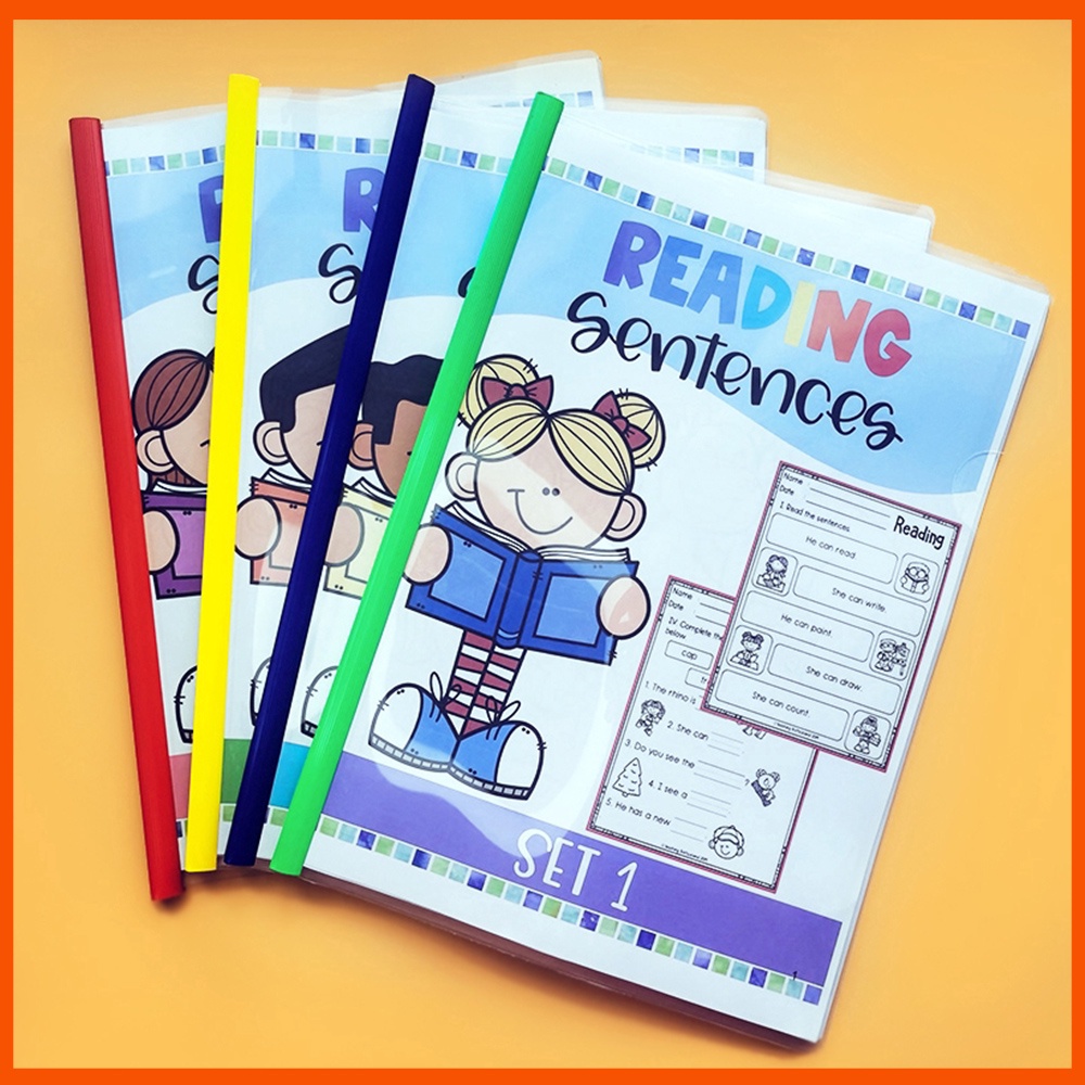 Reading Sentences Sets A4 Worksheets Preschool Learn English Reading ...
