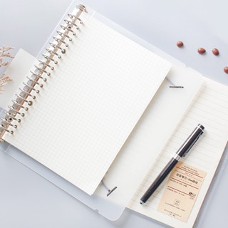 0umi Loose Leaf A5/B5/A4 Binder Notebook Refillable Refill Papers 20/26/30 holes 60sheets ...