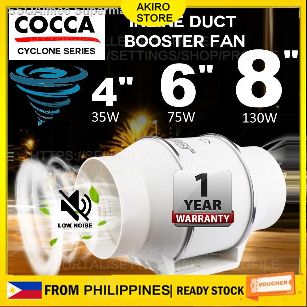 4-inch/6-inch/8-inch high suction inline duct booster fan extraction ...