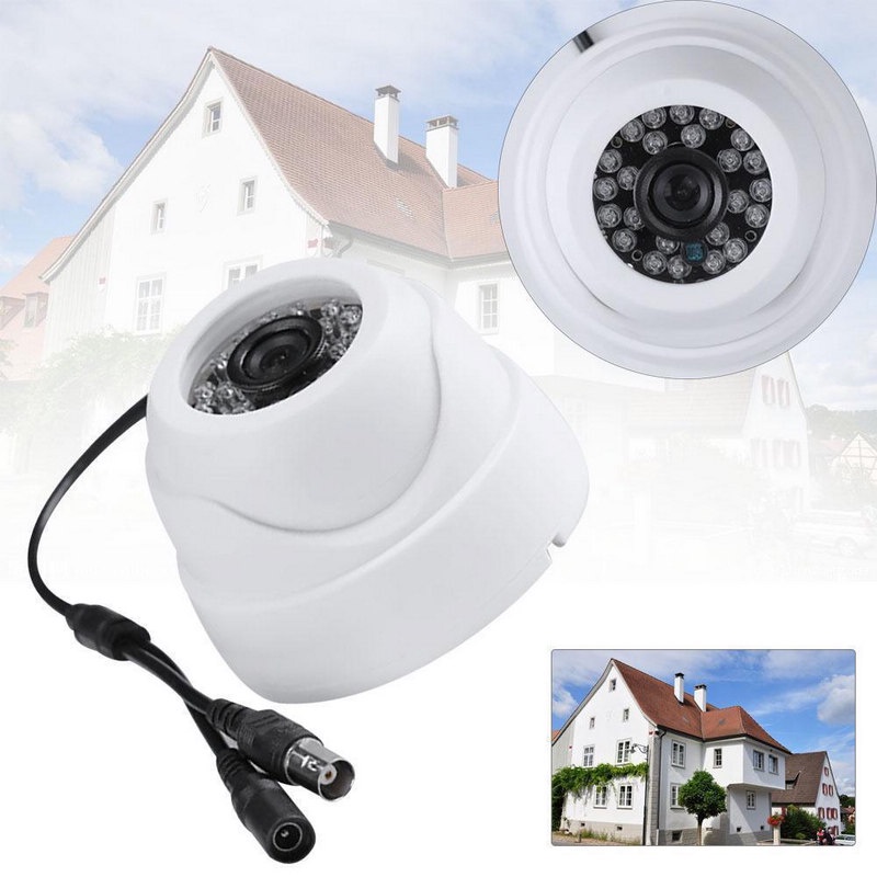 700TVL DVR 24 IR LED Dome CCTV Home Security Camera System NTSC ...