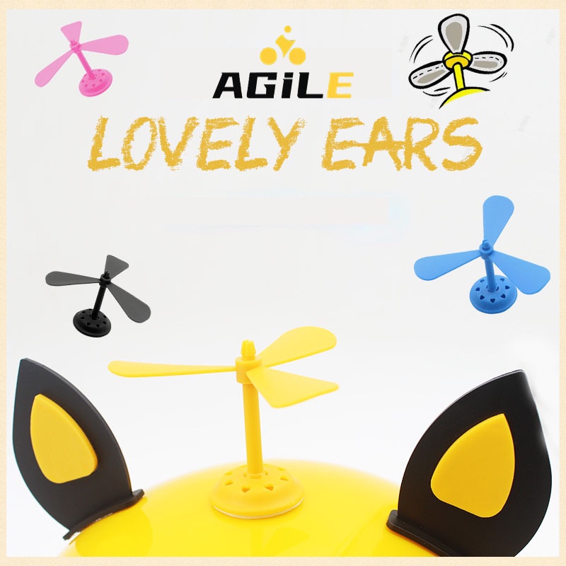 Colorful Ears Windmill Decorations for Helmet | Shopee Philippines