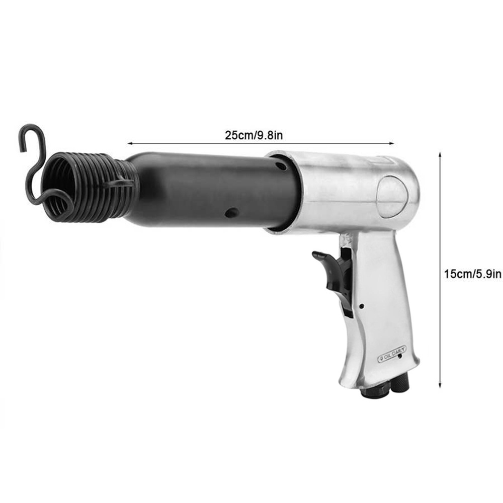 Mini Air Shovel Gun with 4 Chisels Pneumatic Pistol Gas Hammer Handheld ...