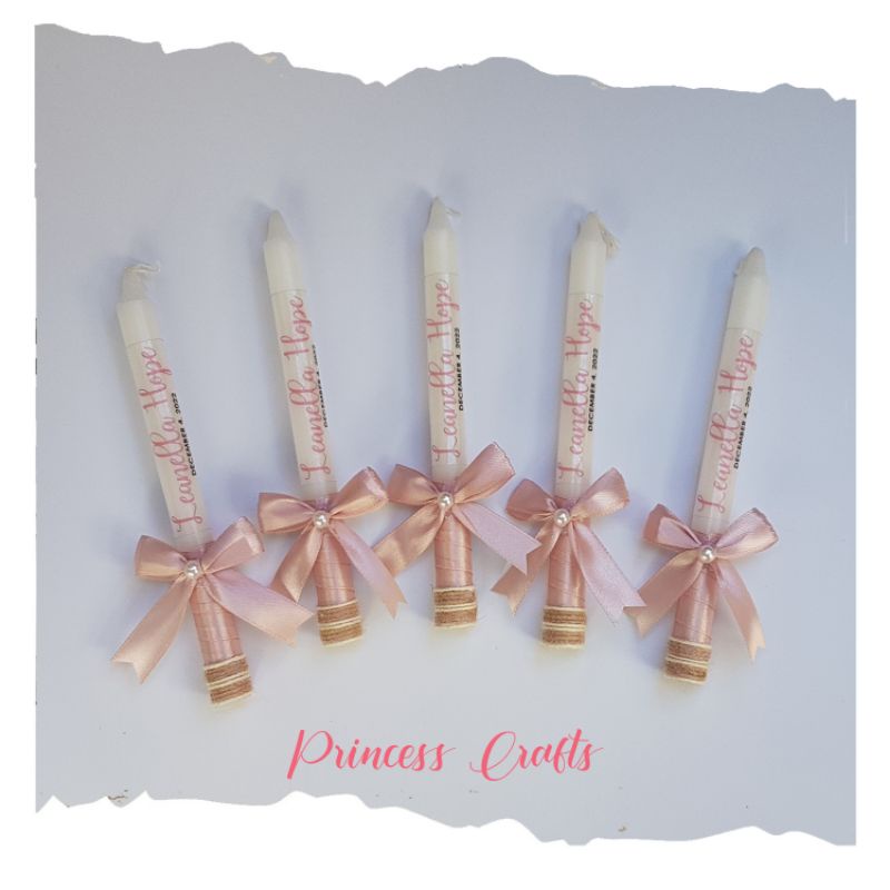𝗣𝗥𝗘 𝗢𝗥𝗗𝗘𝗥 𝟭𝟬 𝗣𝗖𝗦 𝗠𝗜𝗡 𝗖𝗛𝗔𝗧 𝗦𝗘𝗟𝗟𝗘𝗥 Customized Candles for Christening ...