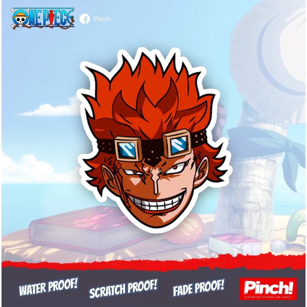 One Piece Sticker - Eustass Kid 4pcs | Shopee Philippines