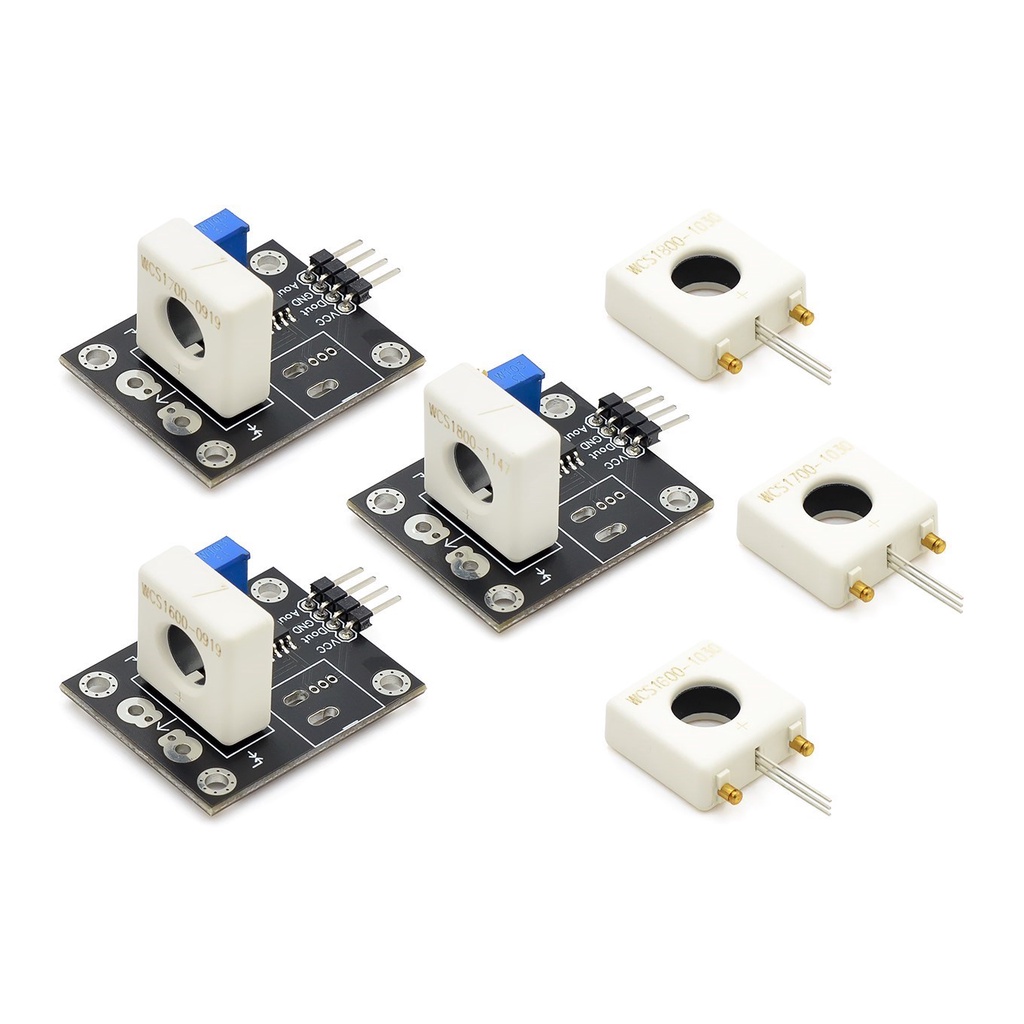 1PCS WCS1600 WCS1700 WCS1800 3-5V Hall Current Sensor Adjustable DC ...