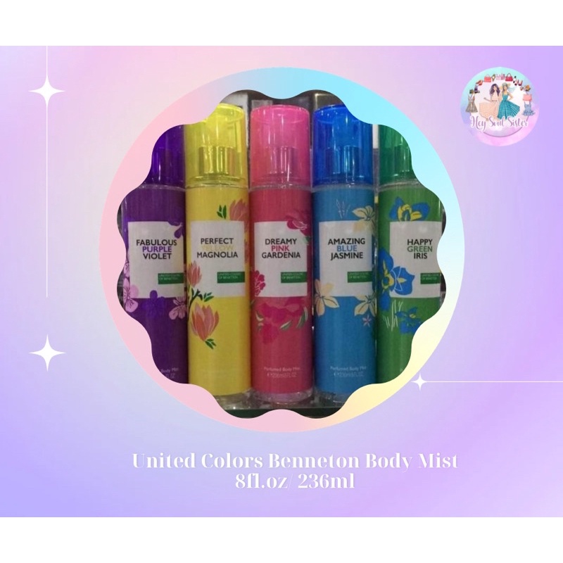 Heysoulsister: United Colors Benetton Perfume Body Mist Spray 236ml ...