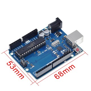 UNO R3 Atmega328P Microcontroller Arduino IDE compatible board with or ...