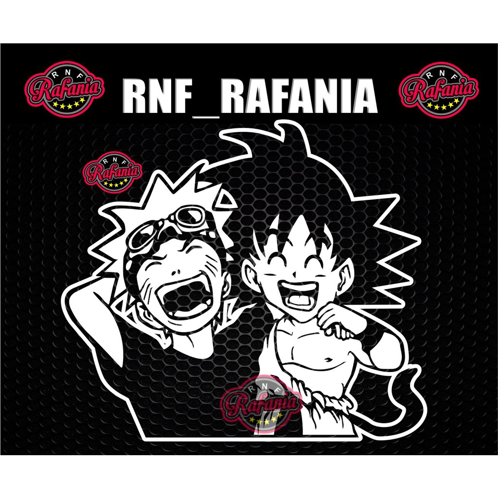 Anime DRAGON BALL NARUTO STICKERS TERTAWA STICKERS FOR CARS ...