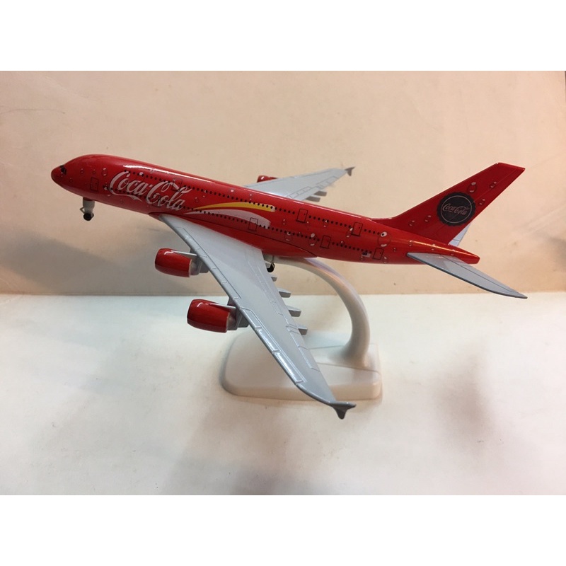 7 inches Diecast Metal Airplane Collection Coca Cola with Landing Gears ...