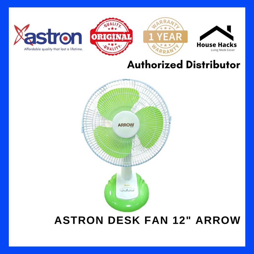 Astron Desk Fan 12" ARROW (House Hacks) | Shopee Philippines