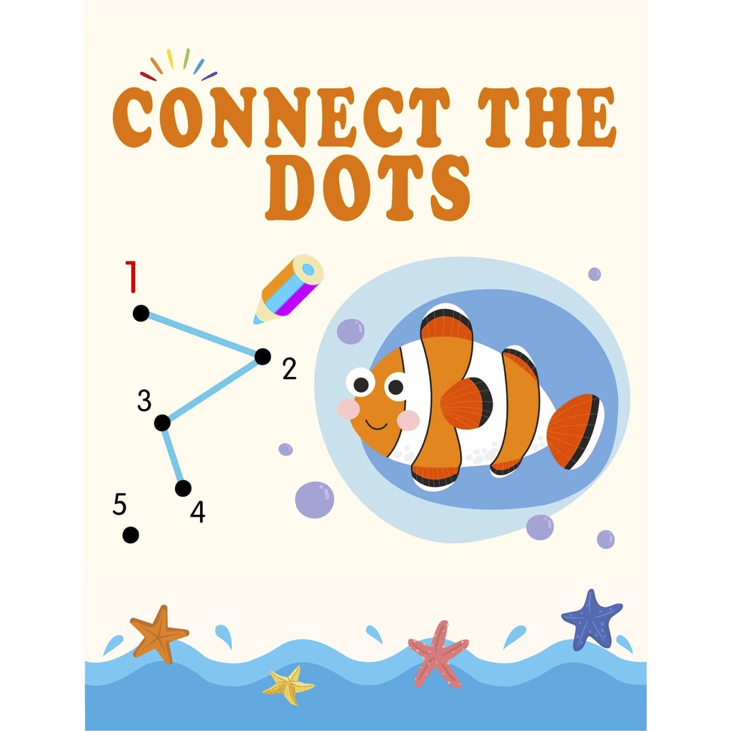 𝑪𝒐𝒏𝒏𝒆𝒄𝒕 𝒕𝒉𝒆 𝑵𝒖𝒎𝒃𝒆𝒓 𝑫𝒐𝒕𝒔 ⭐️ Activity Book for Preschool, Kindergarten ...