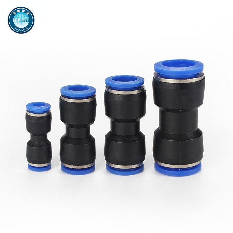 Pneumatic joint PU PG straight pipe Fitting connecting outer diameter 4mm 6mm 8mm 10mm 12mm 14mm ...