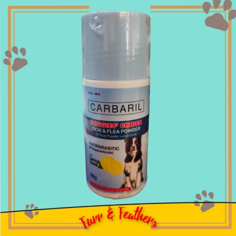 Carbaryl Doggies Choice Tick & Flea Powder for dog & cats (F&F ...
