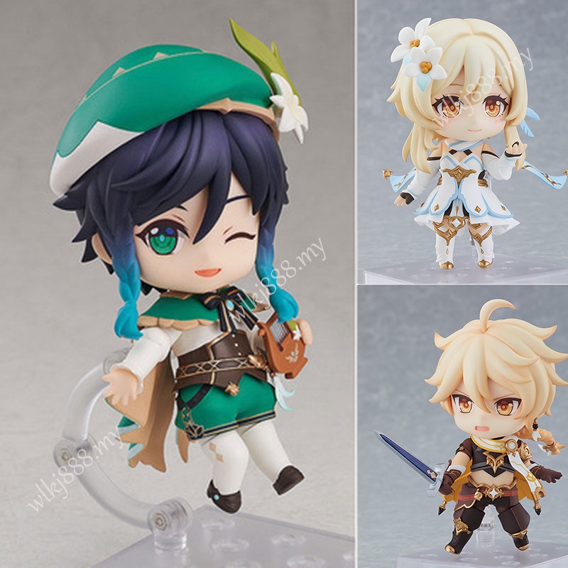 Nendoroid Genshin Impact 1718 Lumine 1717 Traveler Aether 1795 Venti ...