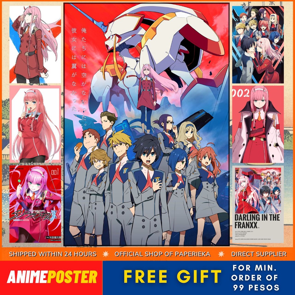 Zero Two / Darling In The Franx : Official Anime Poster / Stickers ...