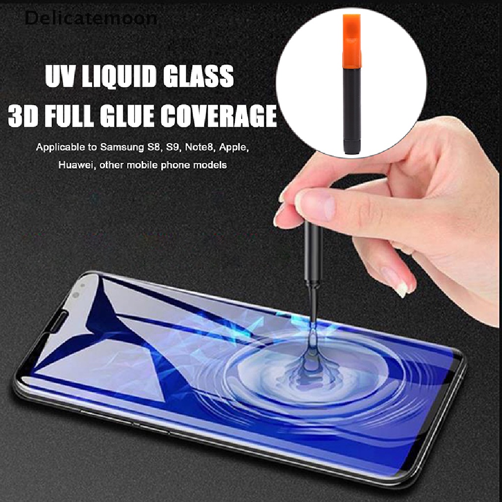 Delicatemoon 1/5pcs UV Tempered Glass Glue For All Mobile Phone Screen ...