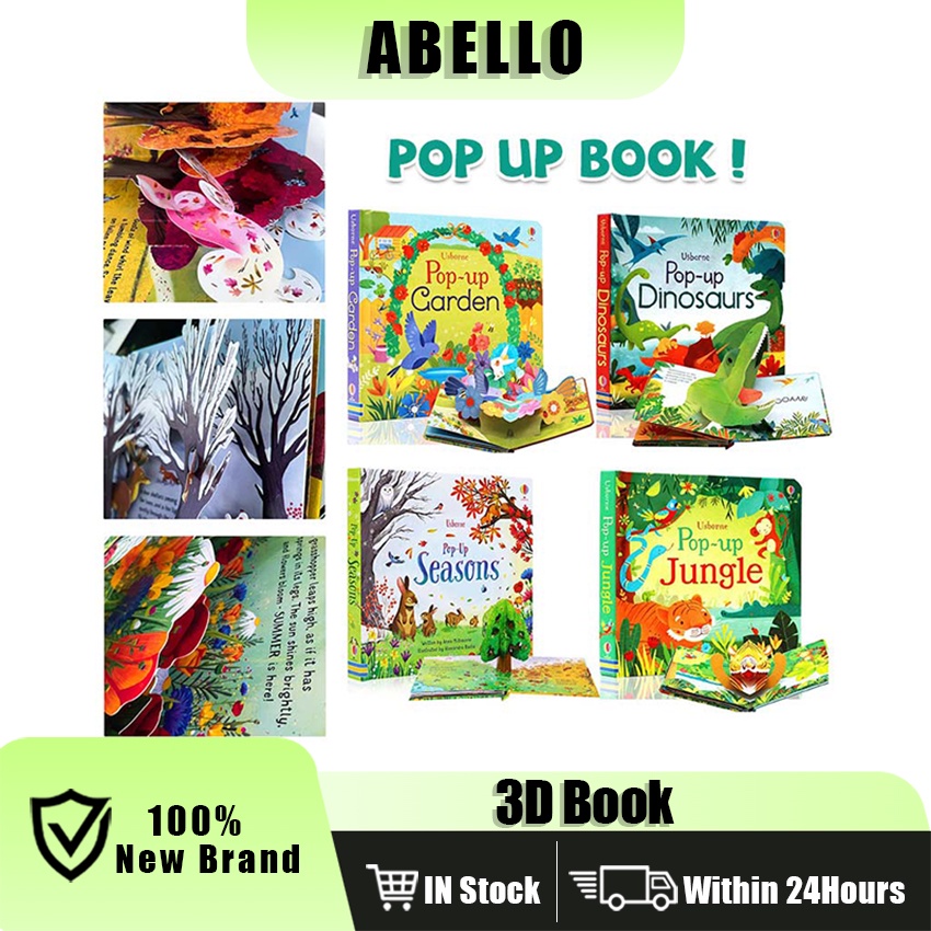 3-Dimensional Multi-topic Reading Books Children's Cognitive Education ...