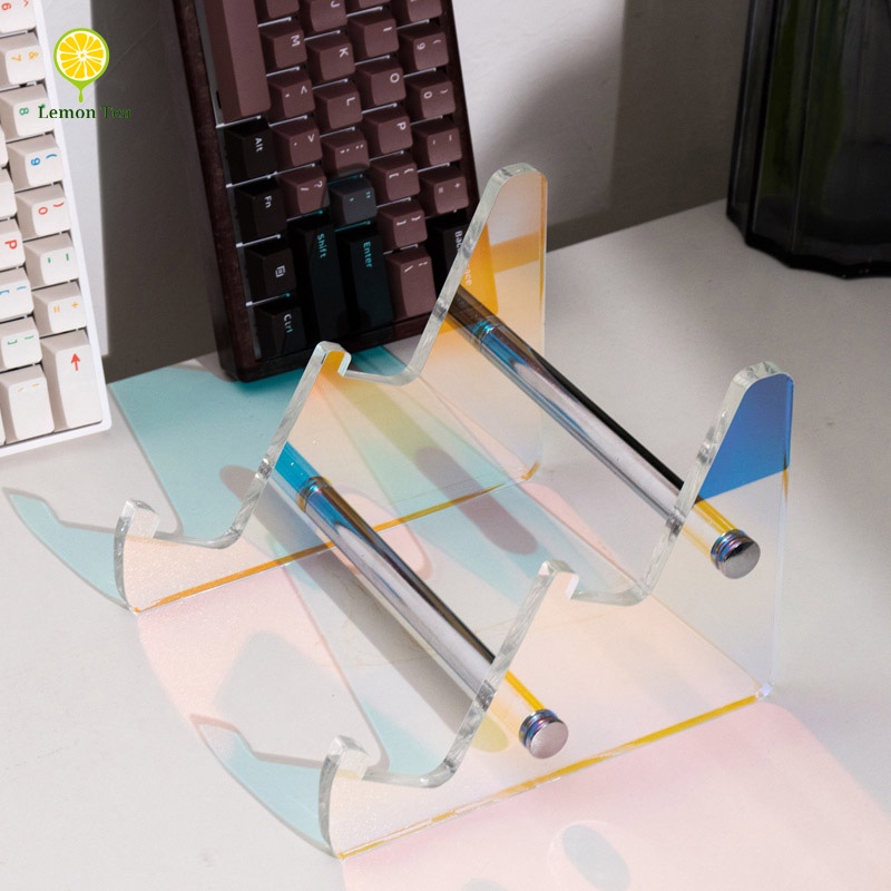 Keyboard display stand two double layer acrylic transparent dazzling ...