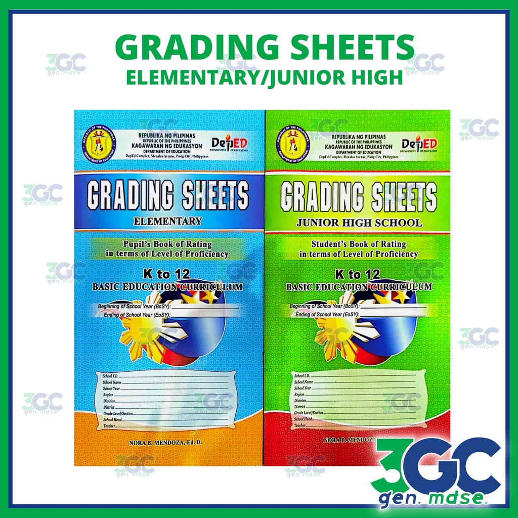 3GC Teacher's Toolkit: Class Records/School Register/Grading Sheets ...