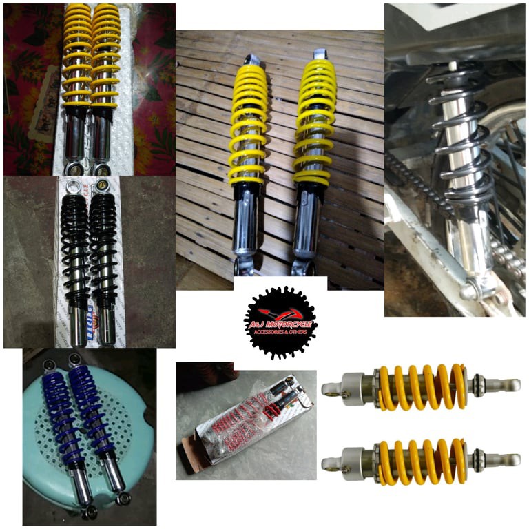 AJ - 310mm REAR SHOCK FOR XRM/WAVE - 1 PAIR | Shopee Philippines
