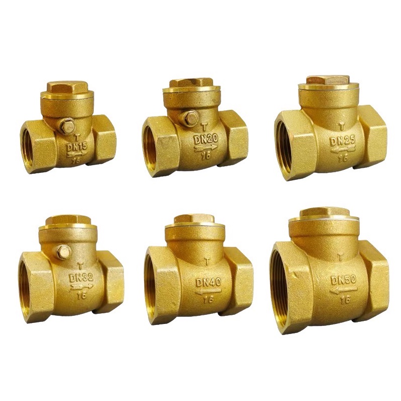 Brass Copper Swing valve ,check valve Thread Spring Vertical Pump ...
