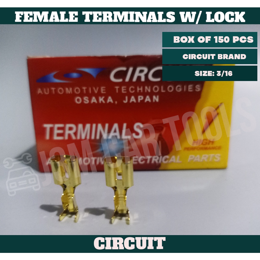 Circuit Female Terminals with Lock CT-3555 | Shopee Philippines