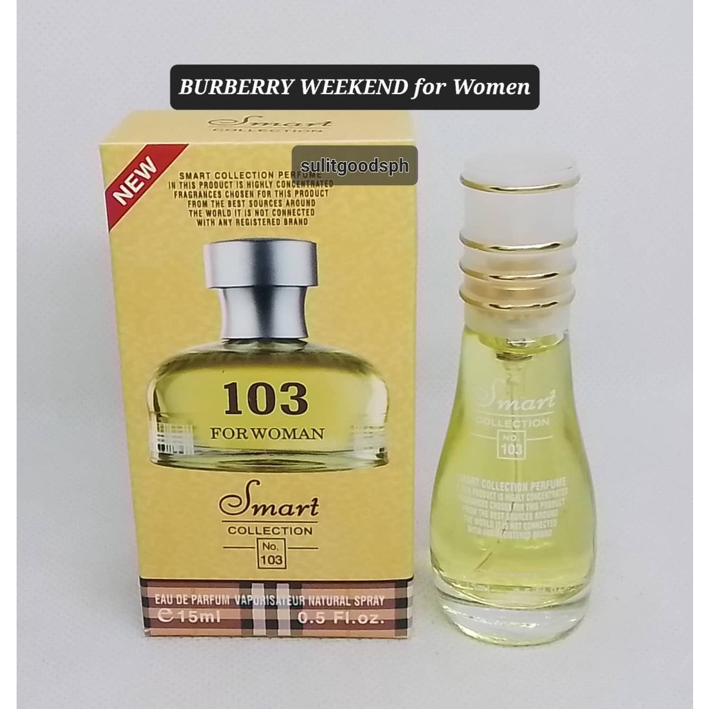SMART COLLECTION PERFUME NO. 103 FOR WOMEN 15 ML EDP | Shopee Philippines