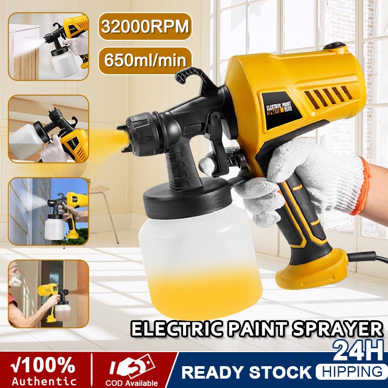 Paint spray gun 400W household electric paint spraying machine set with ...