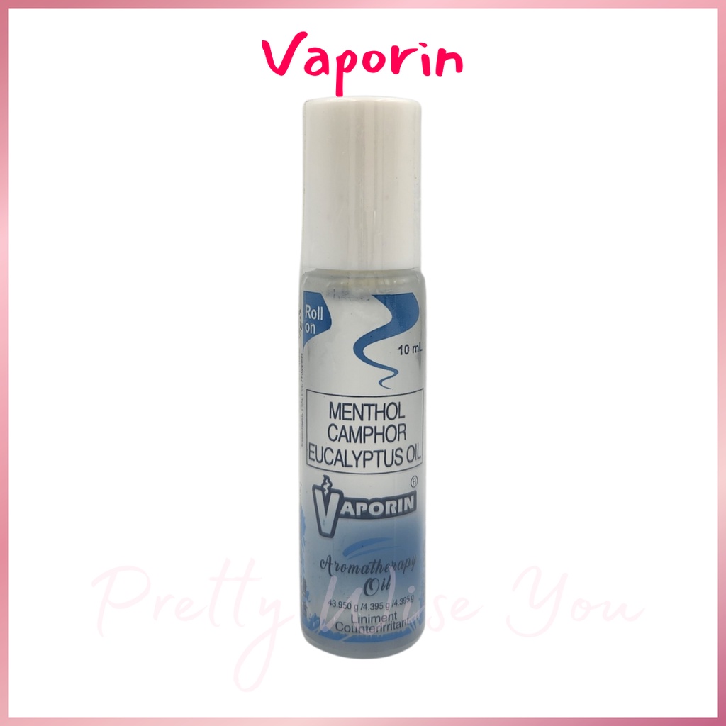 Vaporin Refreshing Oil Aromatherapy & Massage Oil 10ml Roll On | Shopee ...