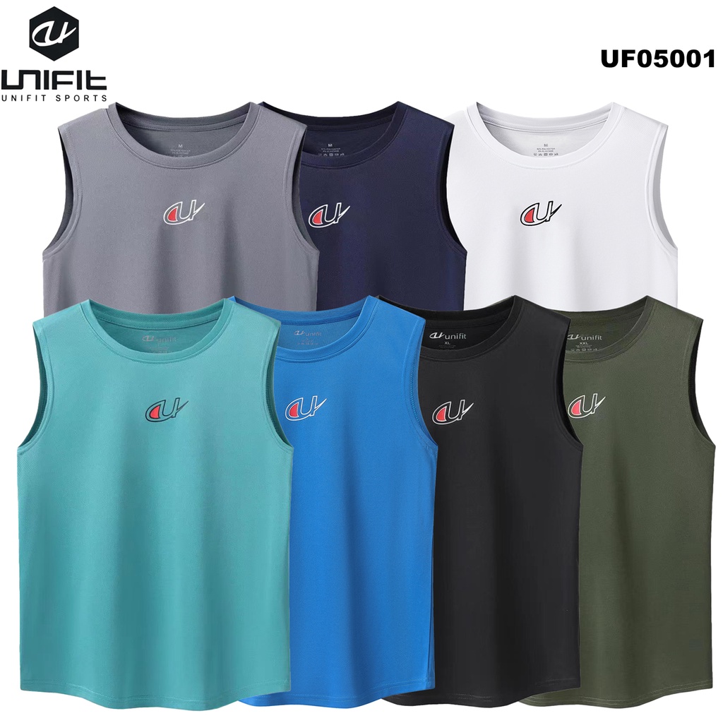 UNIFIT Men's Dri-Fit Jersey Sando Sports Training Jogging Fitness ...