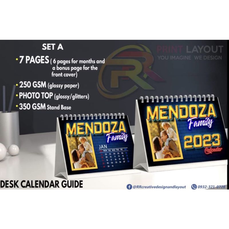 Personalized Desk Calendar | Shopee Philippines