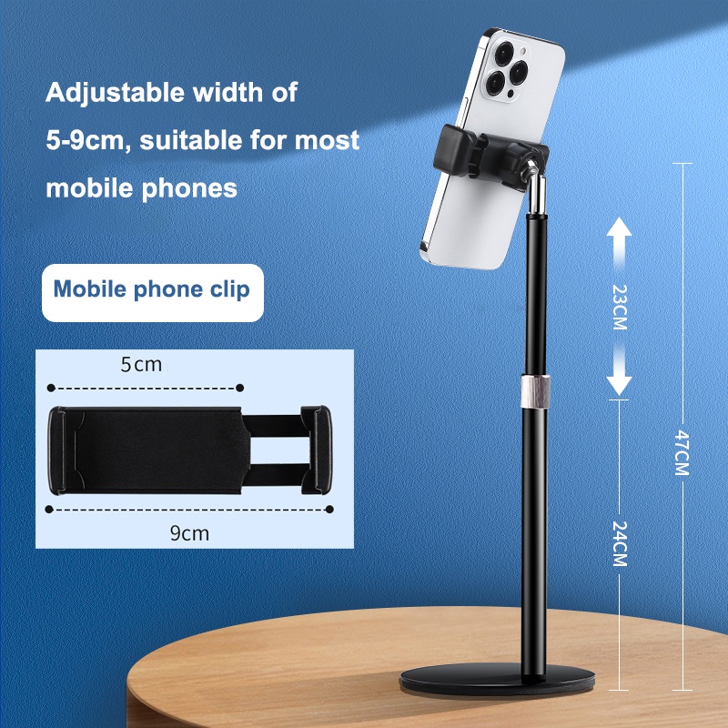 Desktop metal stretchable cellphone stand holder adjustable universal ...