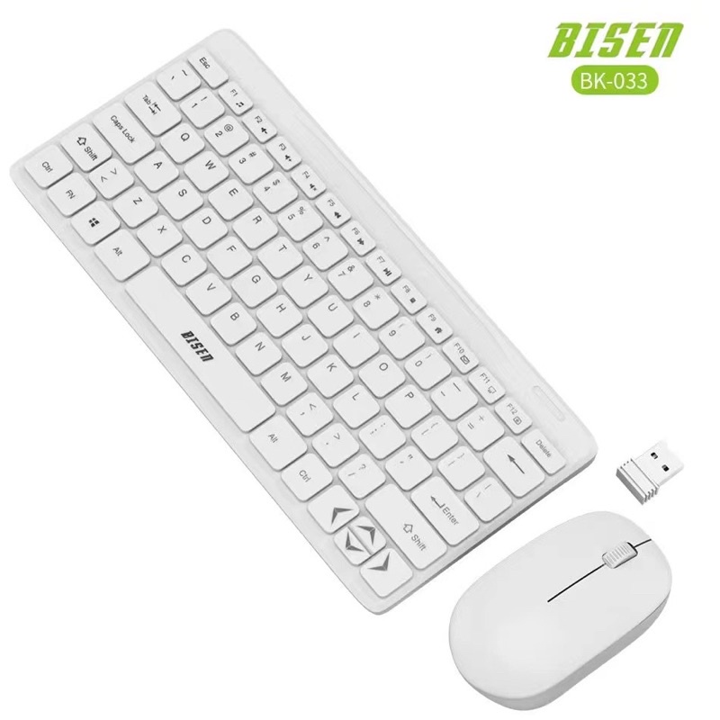 Bisen-Bk-033 Wireless Bluetooth Keyboard Mouse Set Lightweight Protable ...