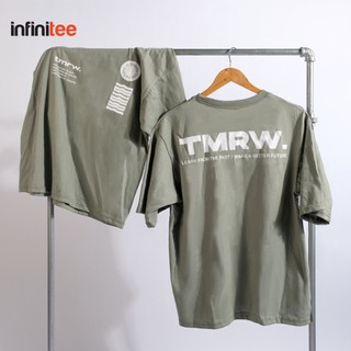 Infinitee Tomorrow Oversized T Shirt For Men Women Oversize Olive Plus ...