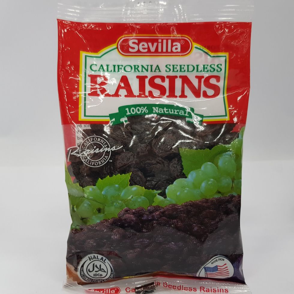 Sevilla California Seedless Raisins Original 100g | Shopee Philippines
